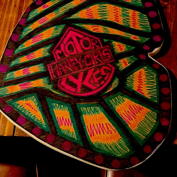 Knott Your Ordinary Wood Llc | Art | Harley Davidson Butterfly Wings ...